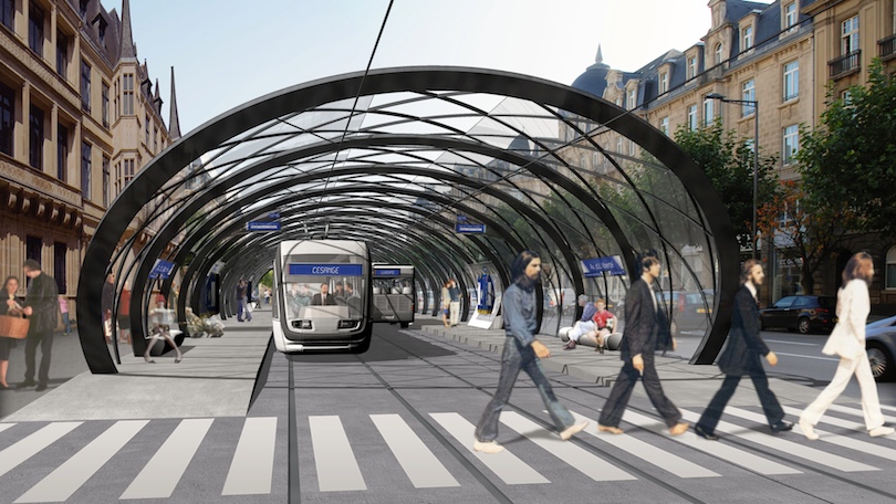 Stadtbahnstrecke, LUXTRAM, Luxemburg